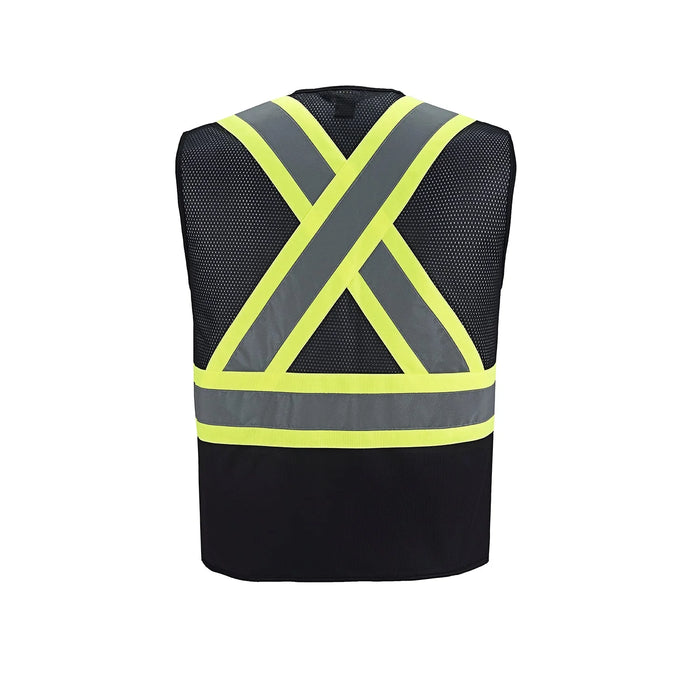 CX2 Scout Hi-Vis Zipper front Vest - Style L01150 — Canadian Workwear Inc.