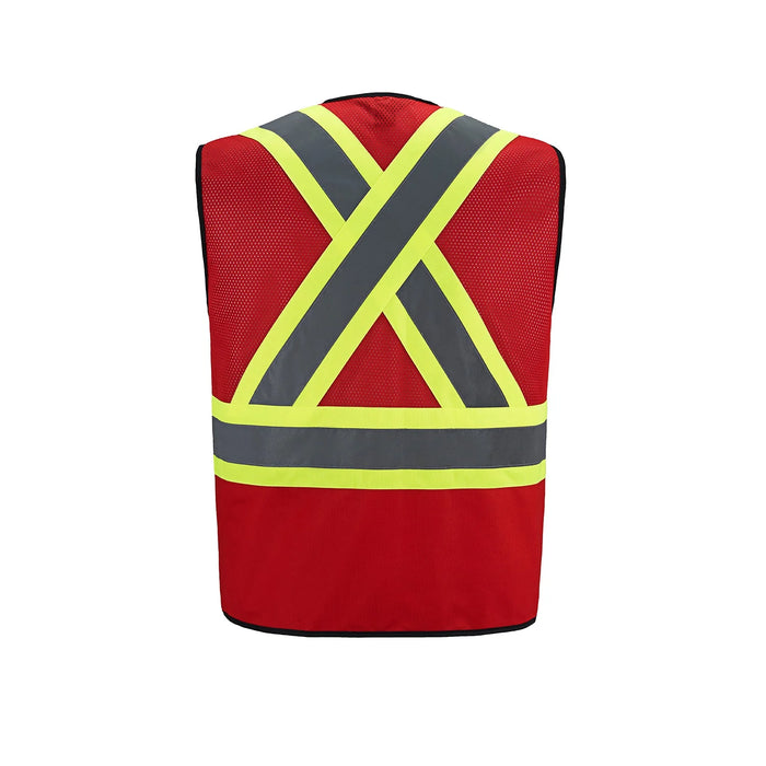 CX2 Scout Hi-Vis Zipper front Vest - Style L01150 — Canadian Workwear Inc.