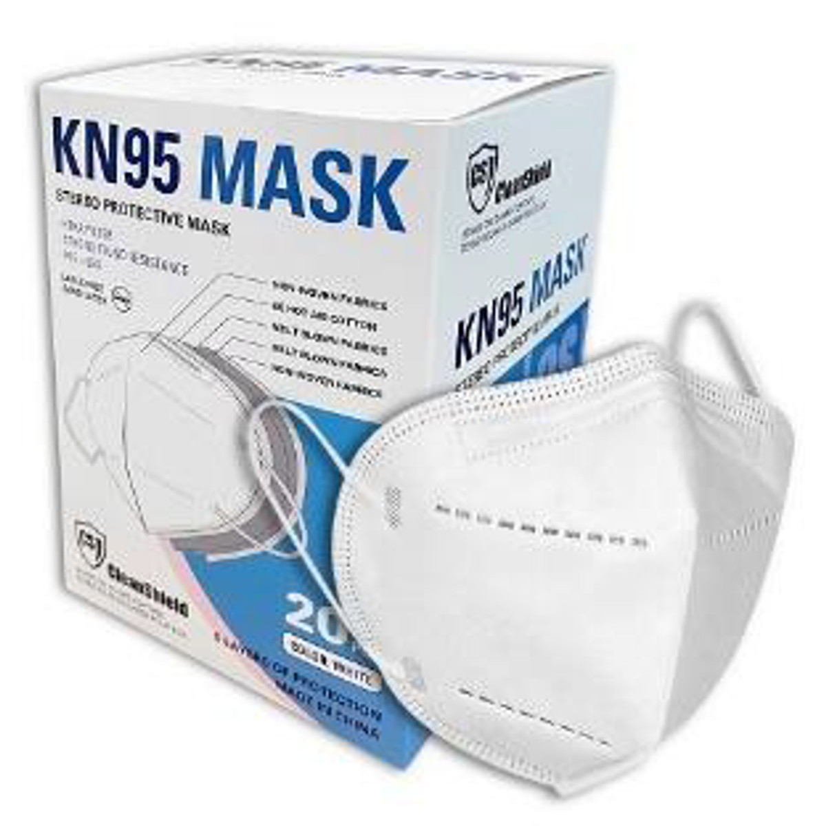 KN95 Disposable Face Mask for Industrial Use, 20 per Box — Canadian ...
