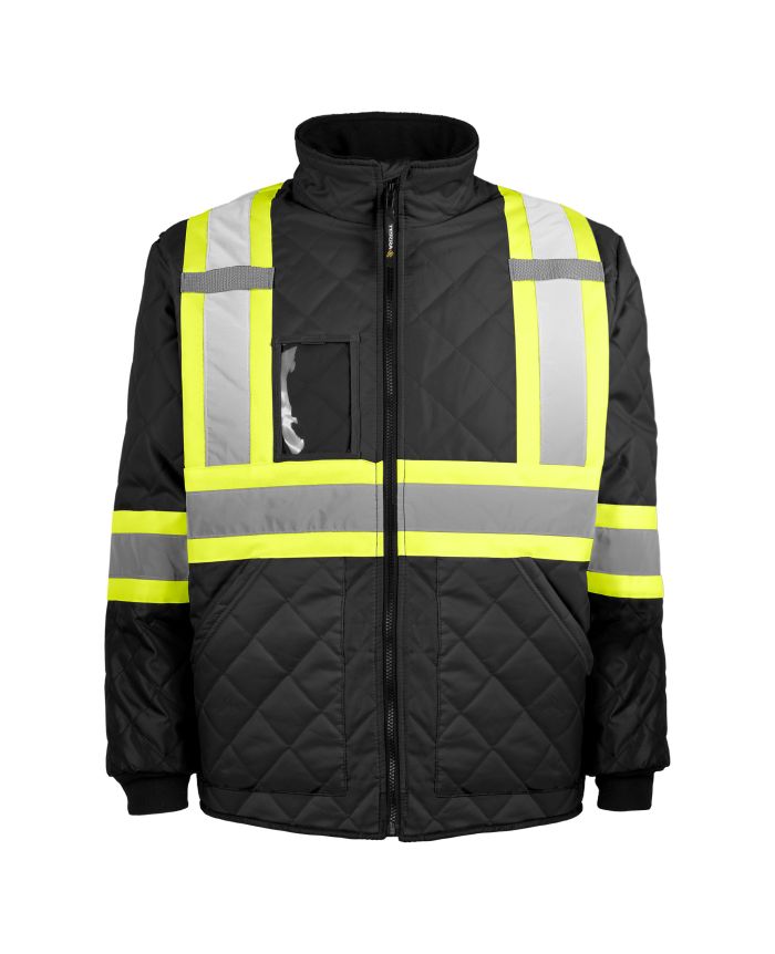 Hi-Vis Quilted Freezer Jacket by TERRA Workwear - Style 116505 ...