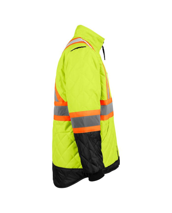 Hi-Vis Quilted Freezer Jacket by TERRA Workwear - Style 116505 ...