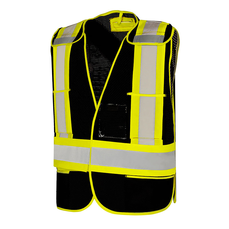 Universal 5 Pt. Tear-Away Mesh Safety Vest by Ground Force - Style TV1 ...