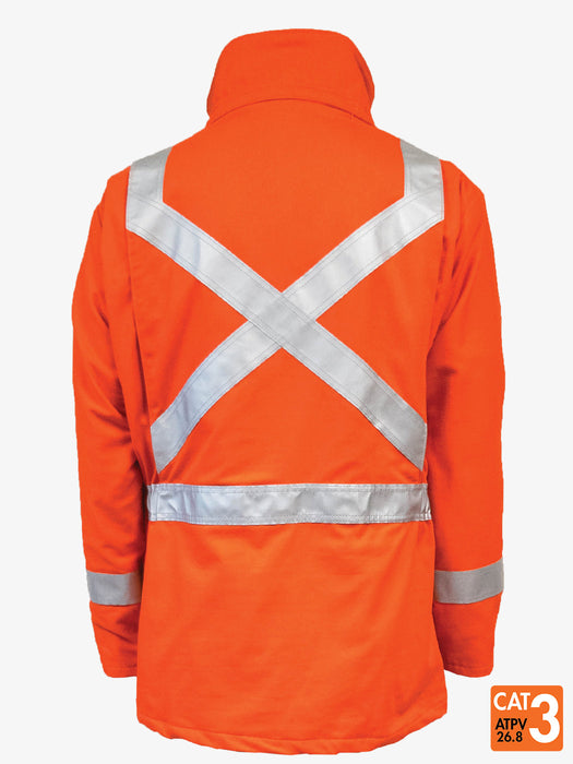 Westex Ultrasoft 7oz. Hi-Vis FR Shell Jacket by IFR Workwear - Style U ...