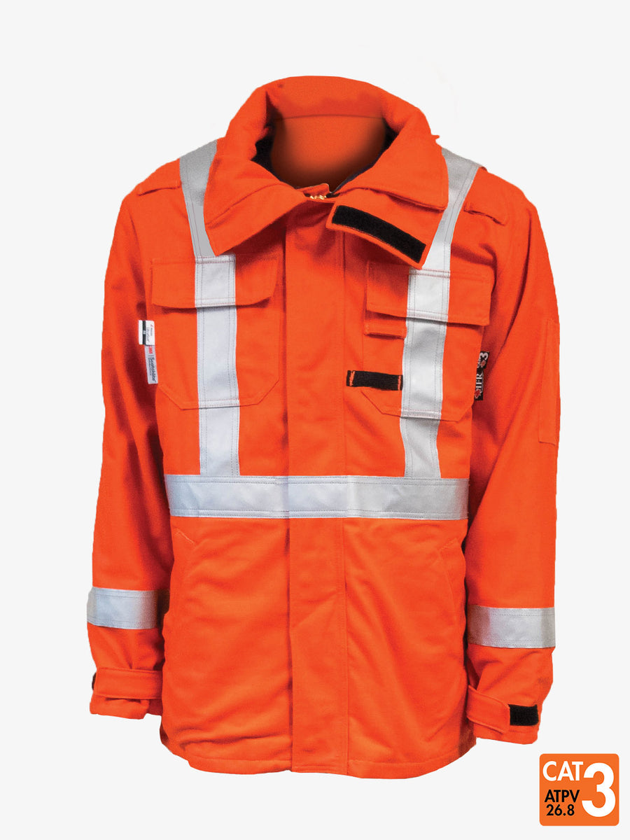Westex Ultrasoft 7oz. Hi-Vis FR Shell Jacket by IFR Workwear - Style U ...